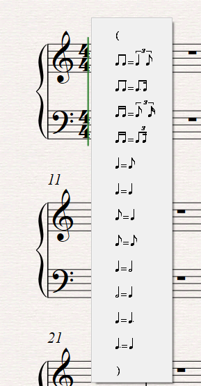 HashibosoPによるMuseScore浄書法: MuseScoreでOpus Metronome Stdを使う