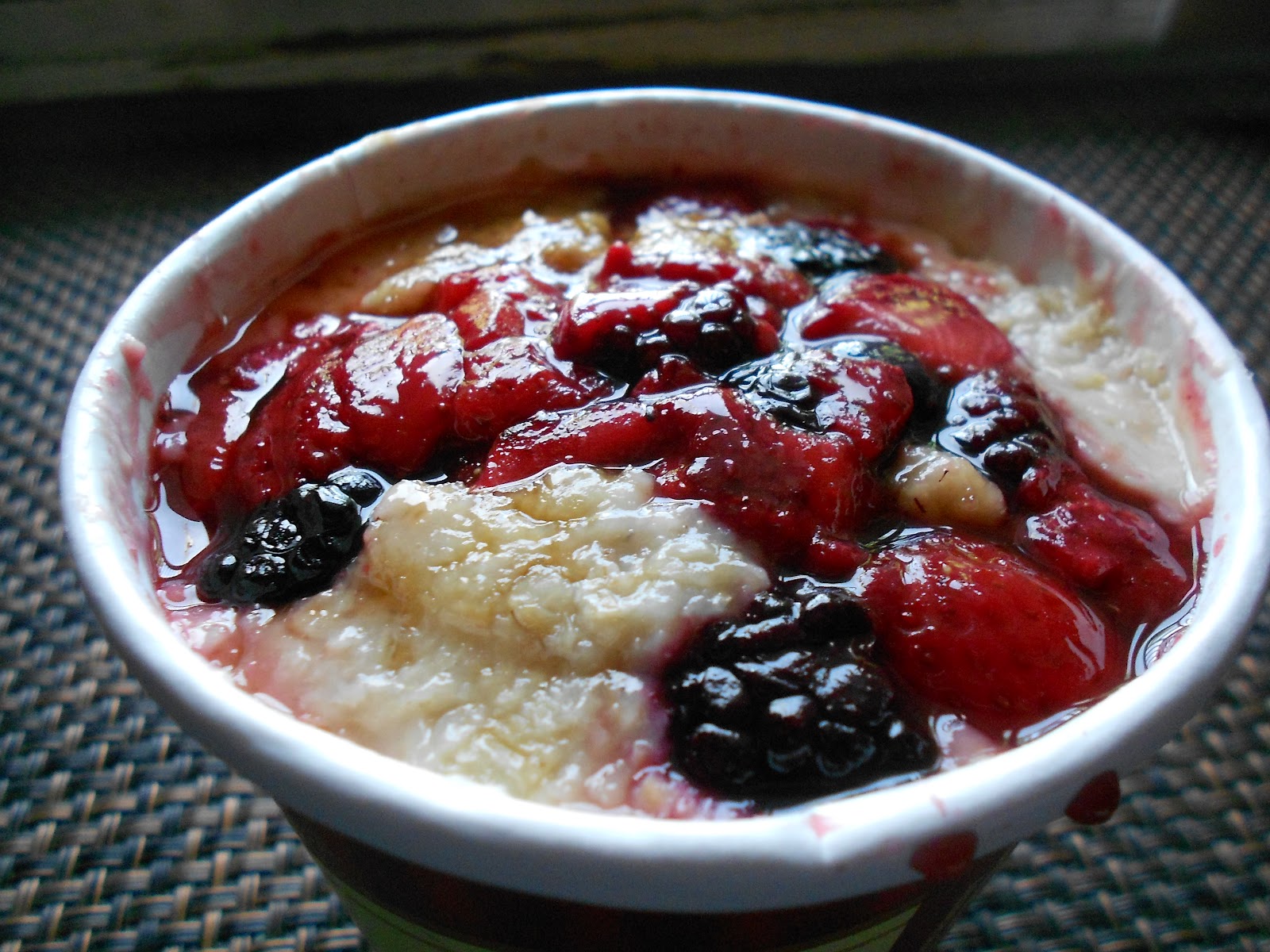 Snacking Squirrel: Timmies Mixed Berry Oatmeal