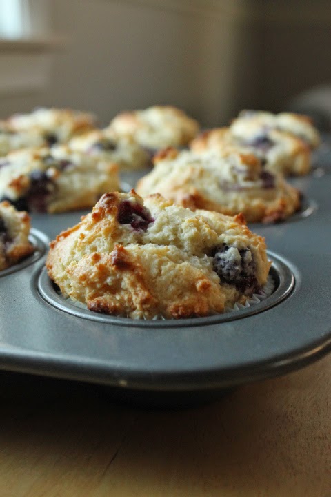Life on Food: Classic Blueberry Muffins
