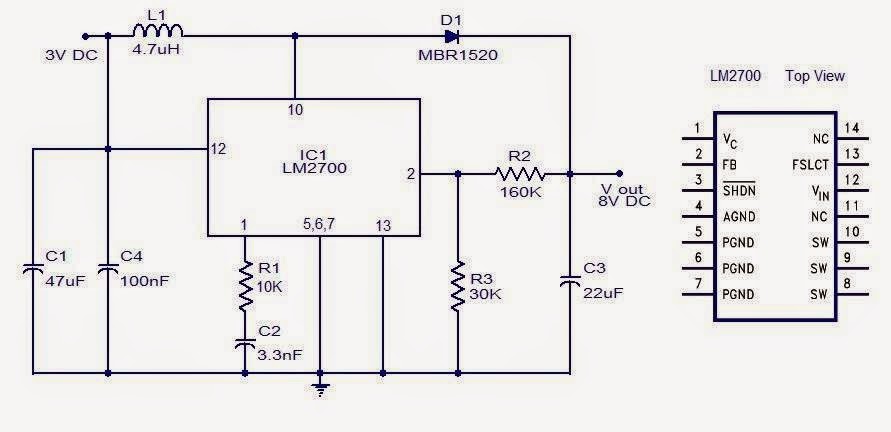Electrical Engineering World: Step-up Voltage Converter