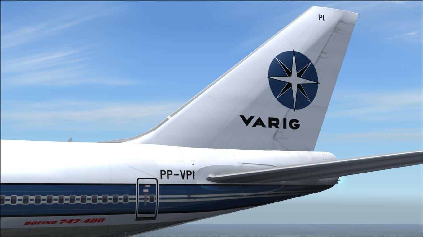 Texturas Brasileiras: Varig PP-VPI Boeing 747-400