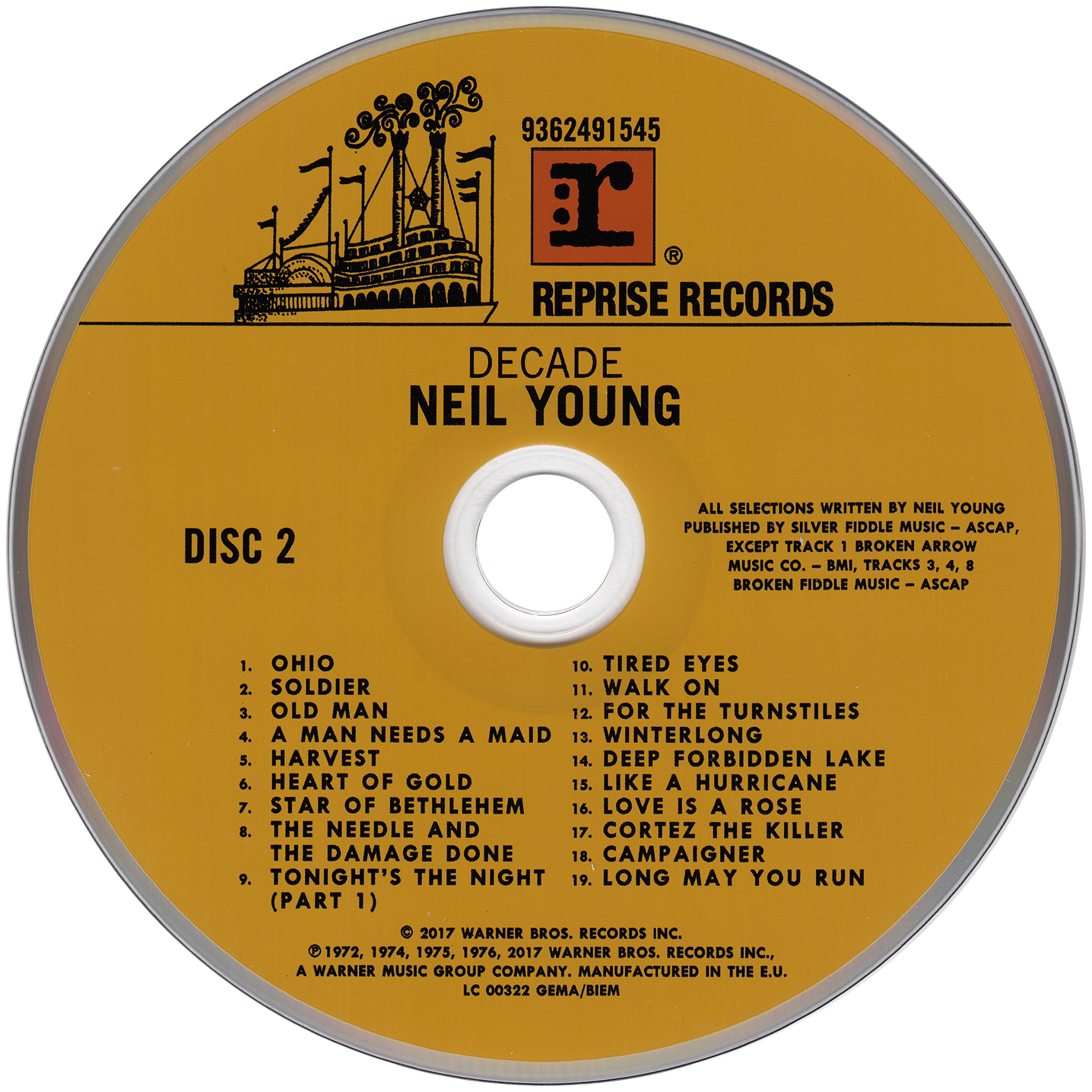 1977 Decade - Neil Young - Rockronología