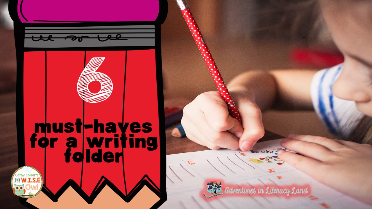 6 MUST-HAVES for a Writing Folder | Adventures in Literacy Land