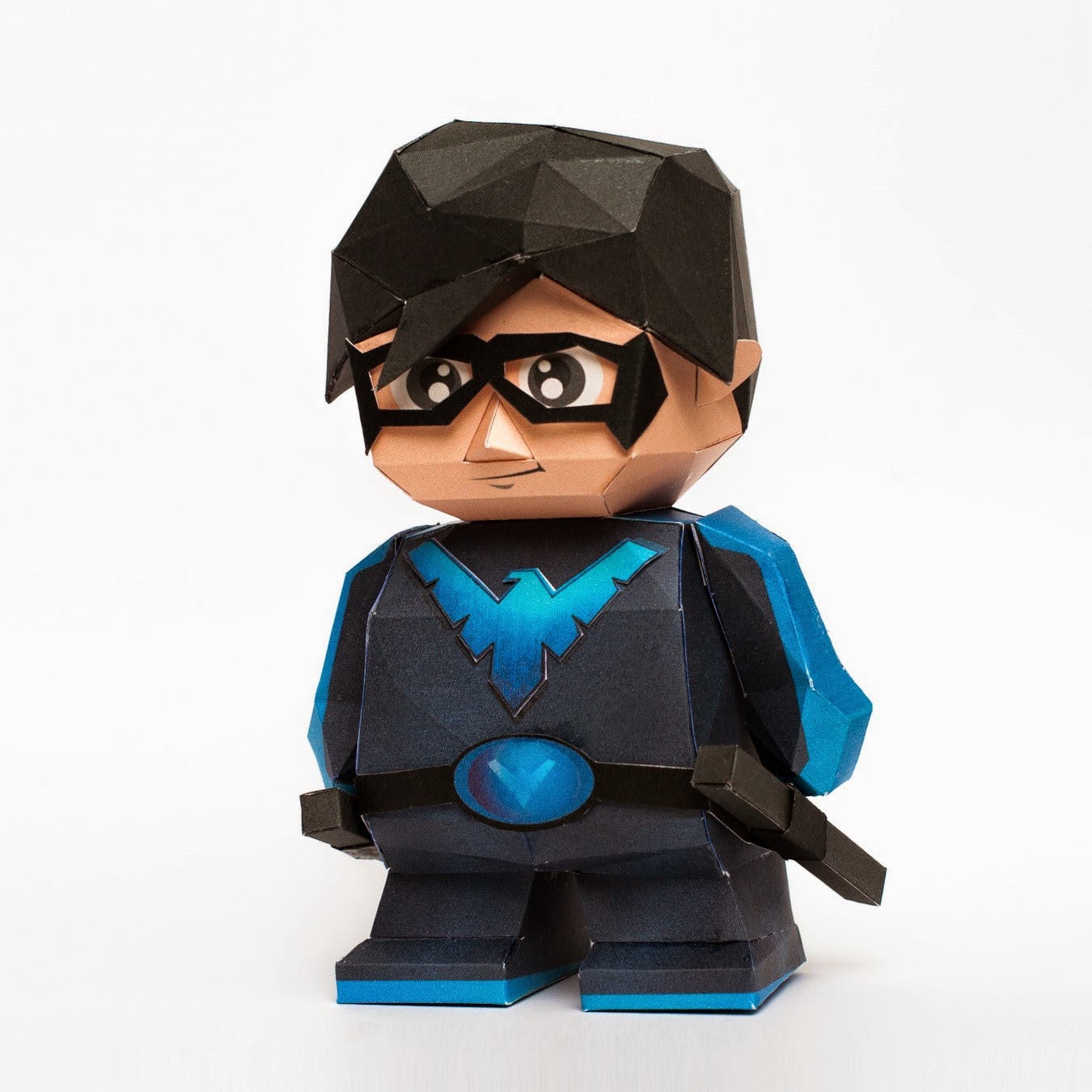Chibi Nightwing Papercraft | Papercraft Paradise | PaperCrafts | Paper ...