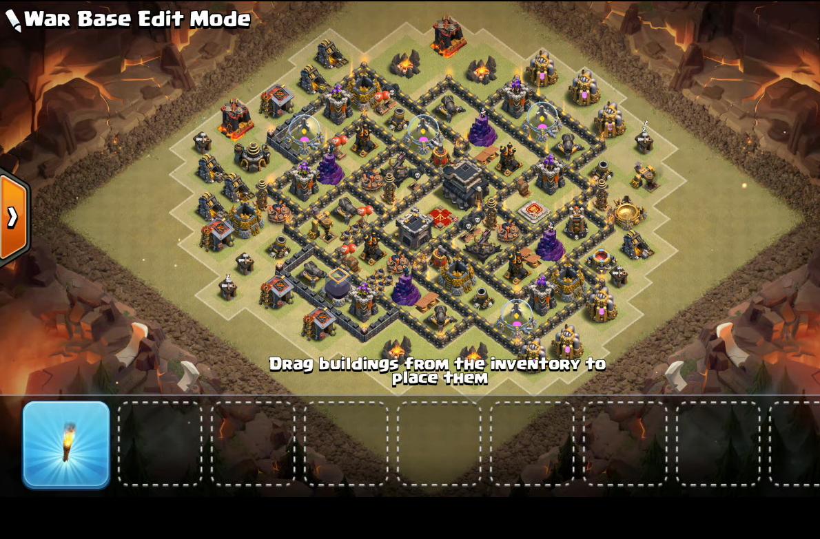 Base Th9 War 2017 With Bomb Tower Anti Everything Anti Valkyrie Anti 2 ...