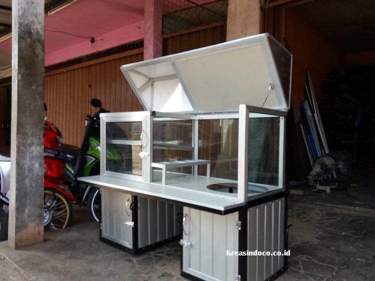 Gerobak Motor Aluminium Bakso Pesanan Bpk Kuwatno Di Angke Jakarta Barat