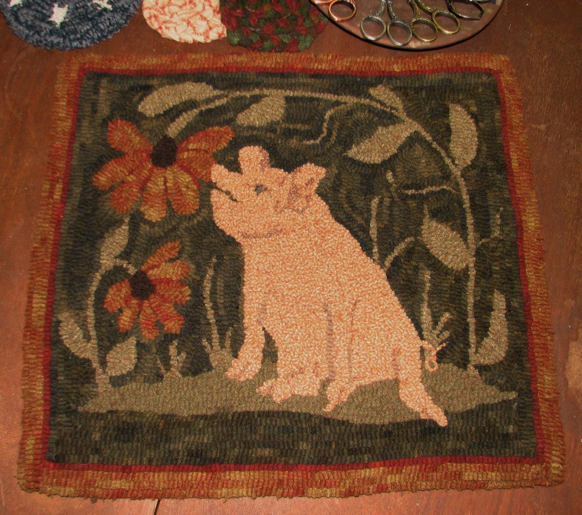 The Old Tattered Flag: Meet Maximus Snifficus (Pig in the Flower Garden ...