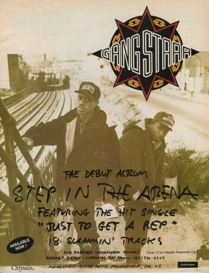 HipHop-TheGoldenEra: Album Review : Gang Starr - Step Into The Arena - 1991