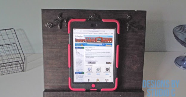 The D. Lawless Hardware Blog: How to Build a DIY Tablet Stand