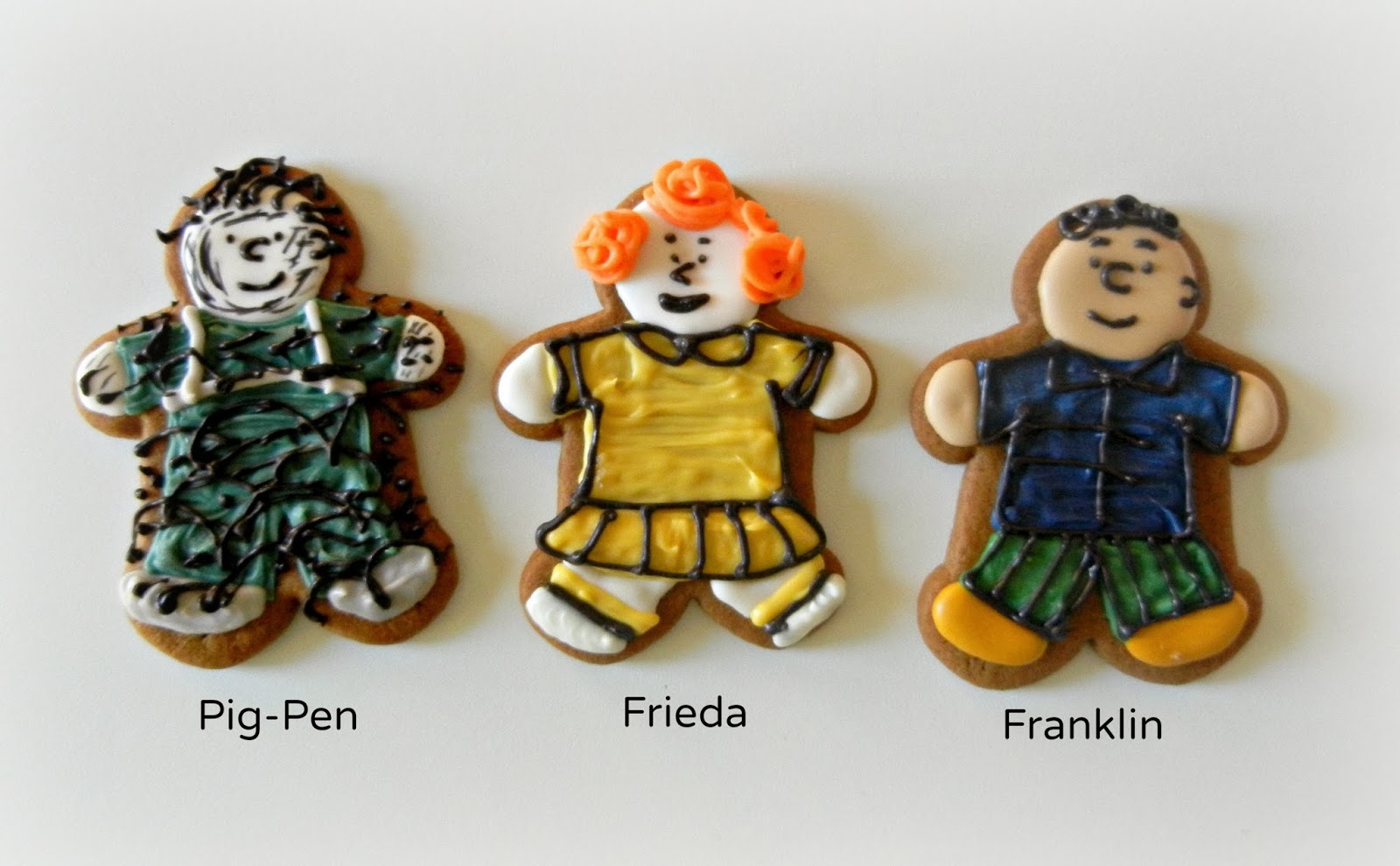 Sugar Swings! Serve Some: Peanuts Gang Gingerbread Men - Gingerbread ...