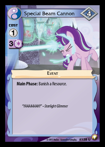MLP Special Beam Cannon CCG Cards | MLP Merch