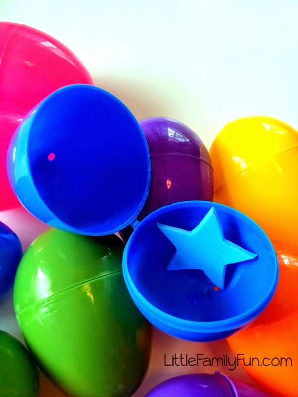 Little Family Fun: Easter Egg Shape Hunt!