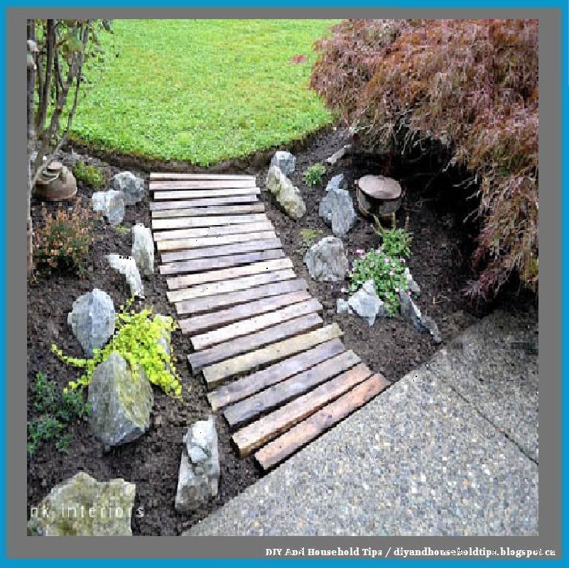 DIY And Household Tips: DIY Pallet Garden Walkway