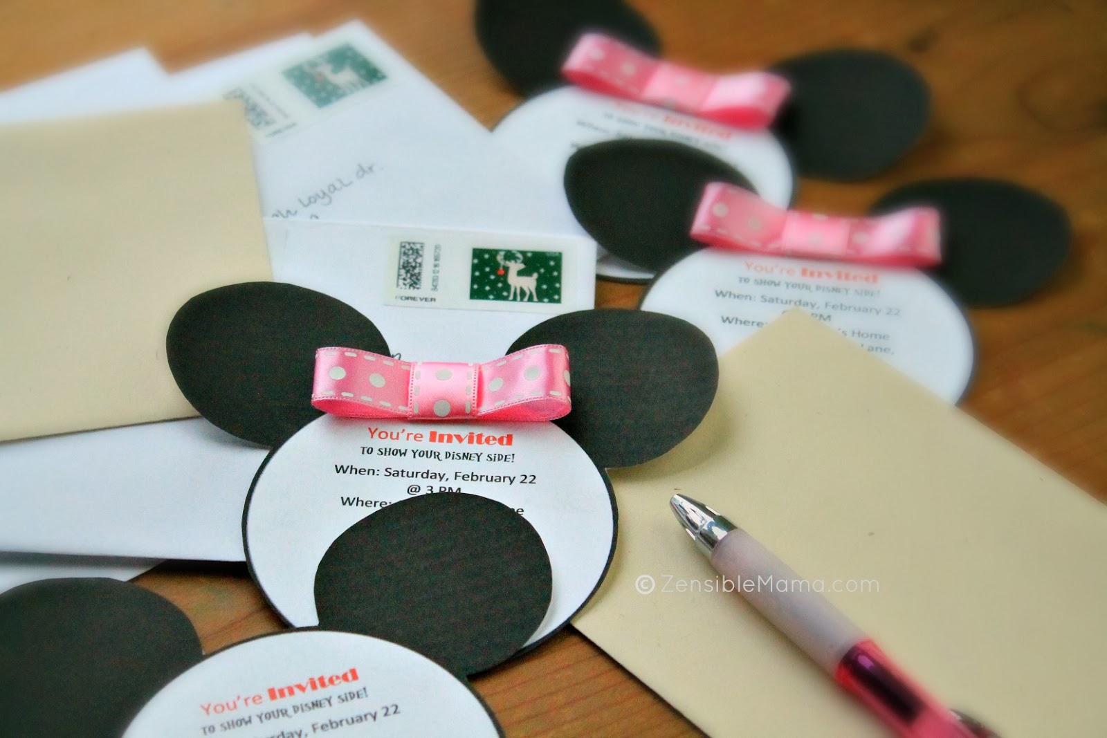 Zensible Mama: Disney-Inspired Mickey Mouse Ears Printable Template