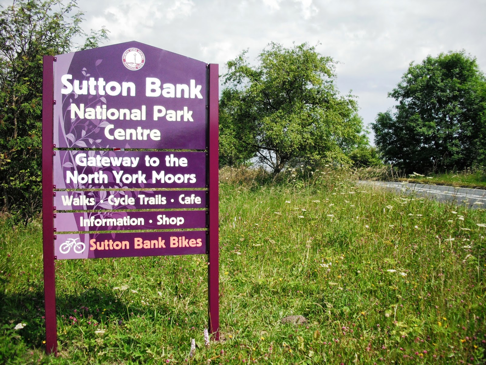 Love my life: Eating strawberries on Sutton Bank