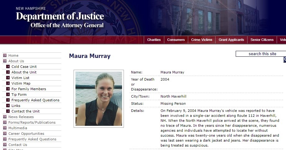 Curious Case of the Campus Cop: Maura Murray: Jacket and Jeans