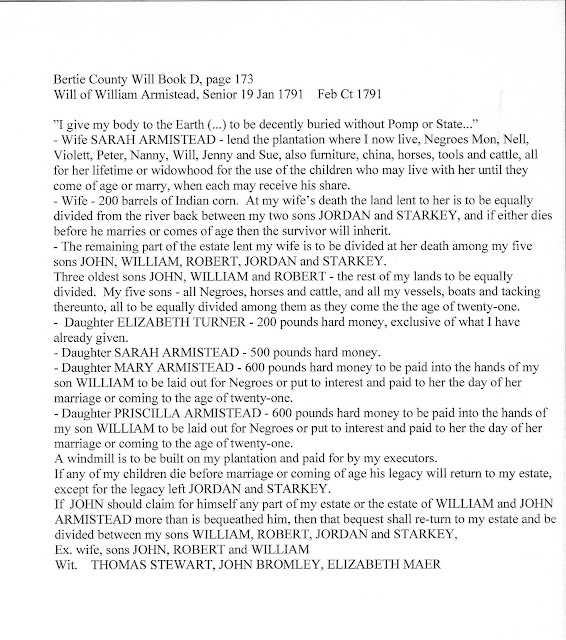 Meixner Messages: Armistead Family History #11 - Armisteads in North ...