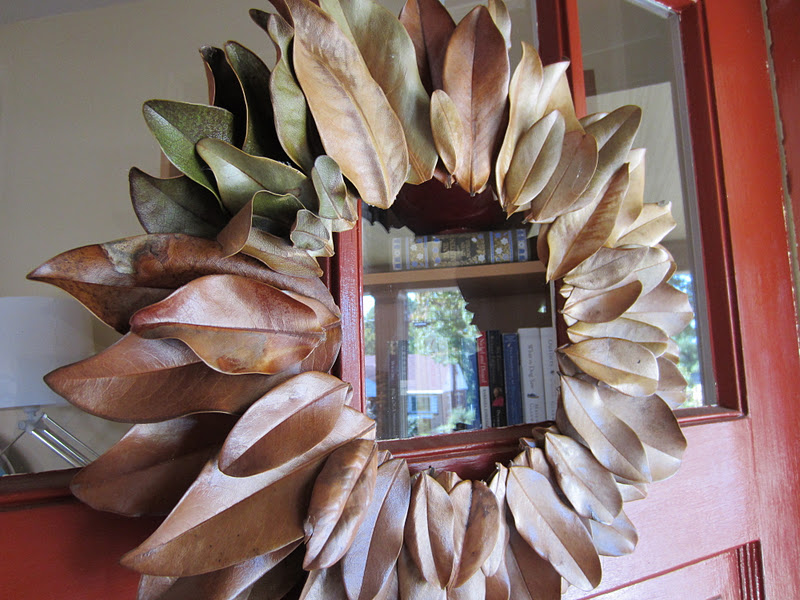 copy-craft: magnolia leaf wreath, take two