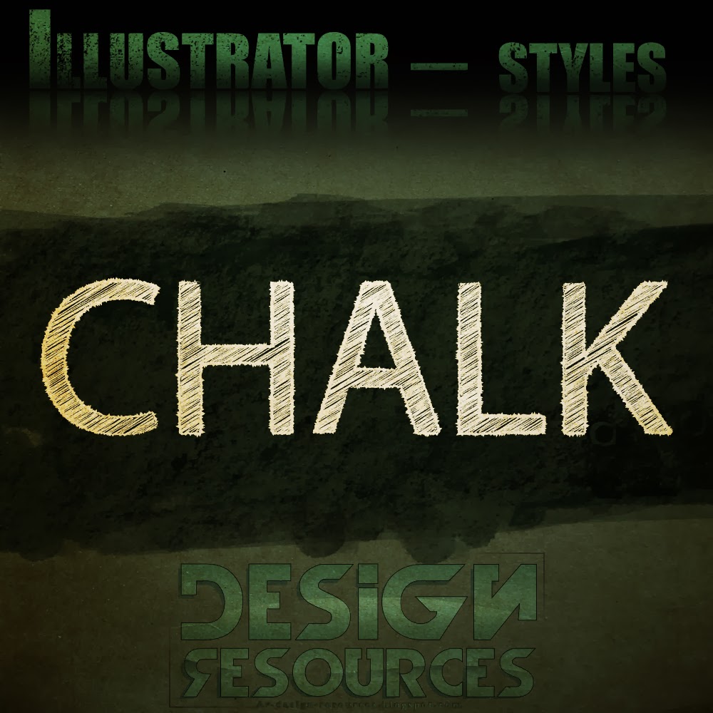 Chalk illustrator Graphic Style | dR Design Resources