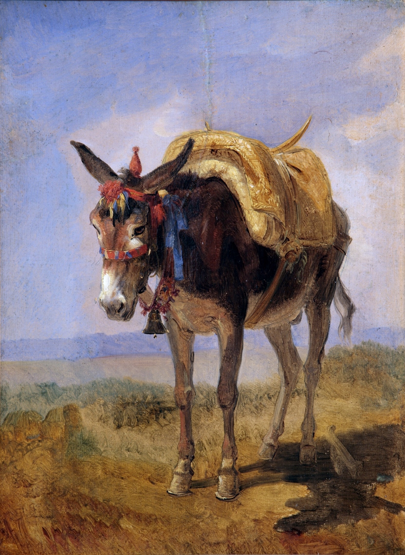 Vasto Gallery: Filippo Palizzi, “Il muletto", 1837 - 1840.