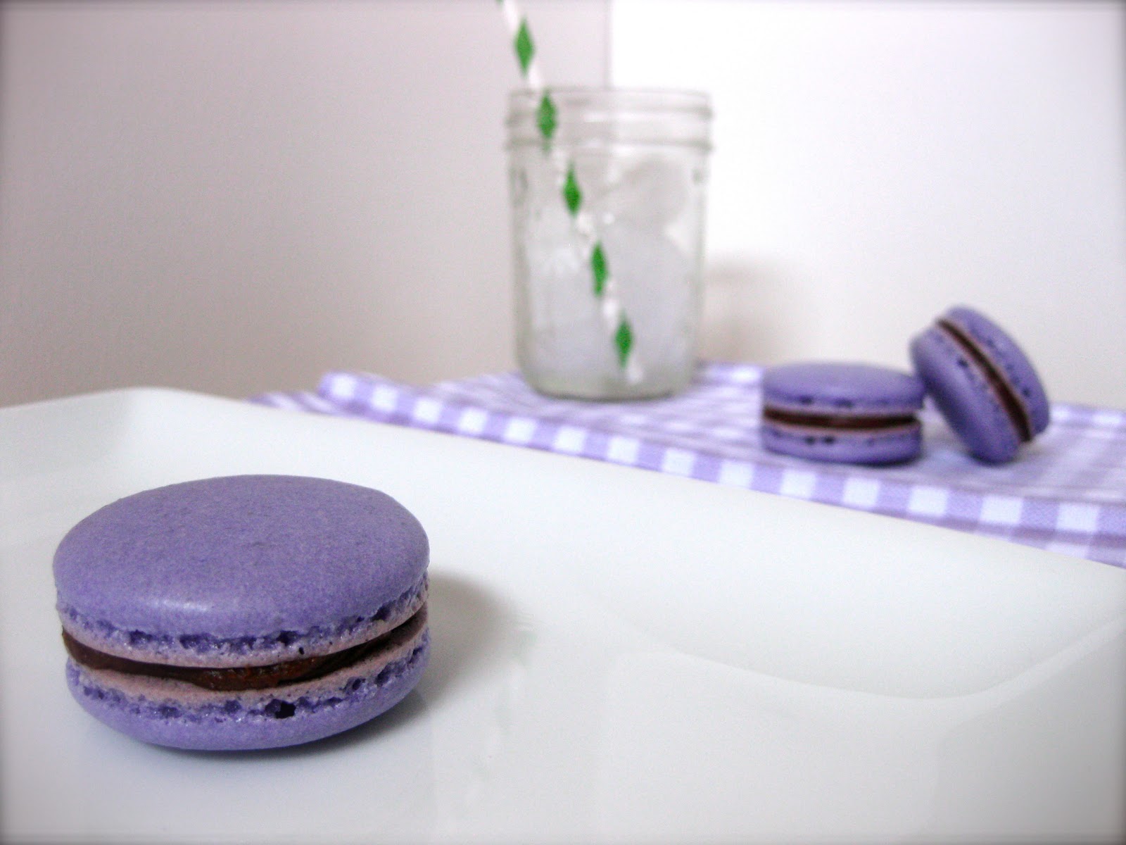 Lavender and Mexican Chocolate Macarons | Mac Lab