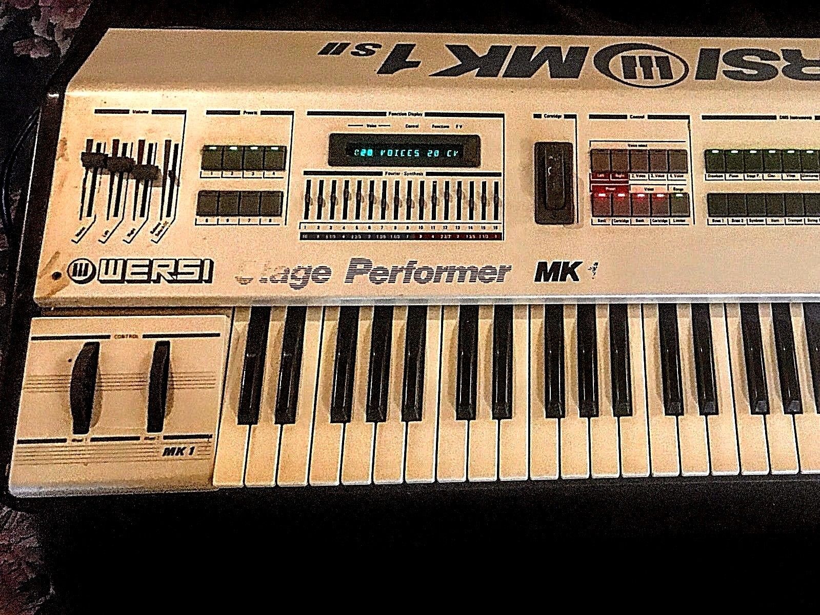 MATRIXSYNTH: Vintage 1986 Wersi MK 1 SII Stage Performer 20 Voice MIDI ...