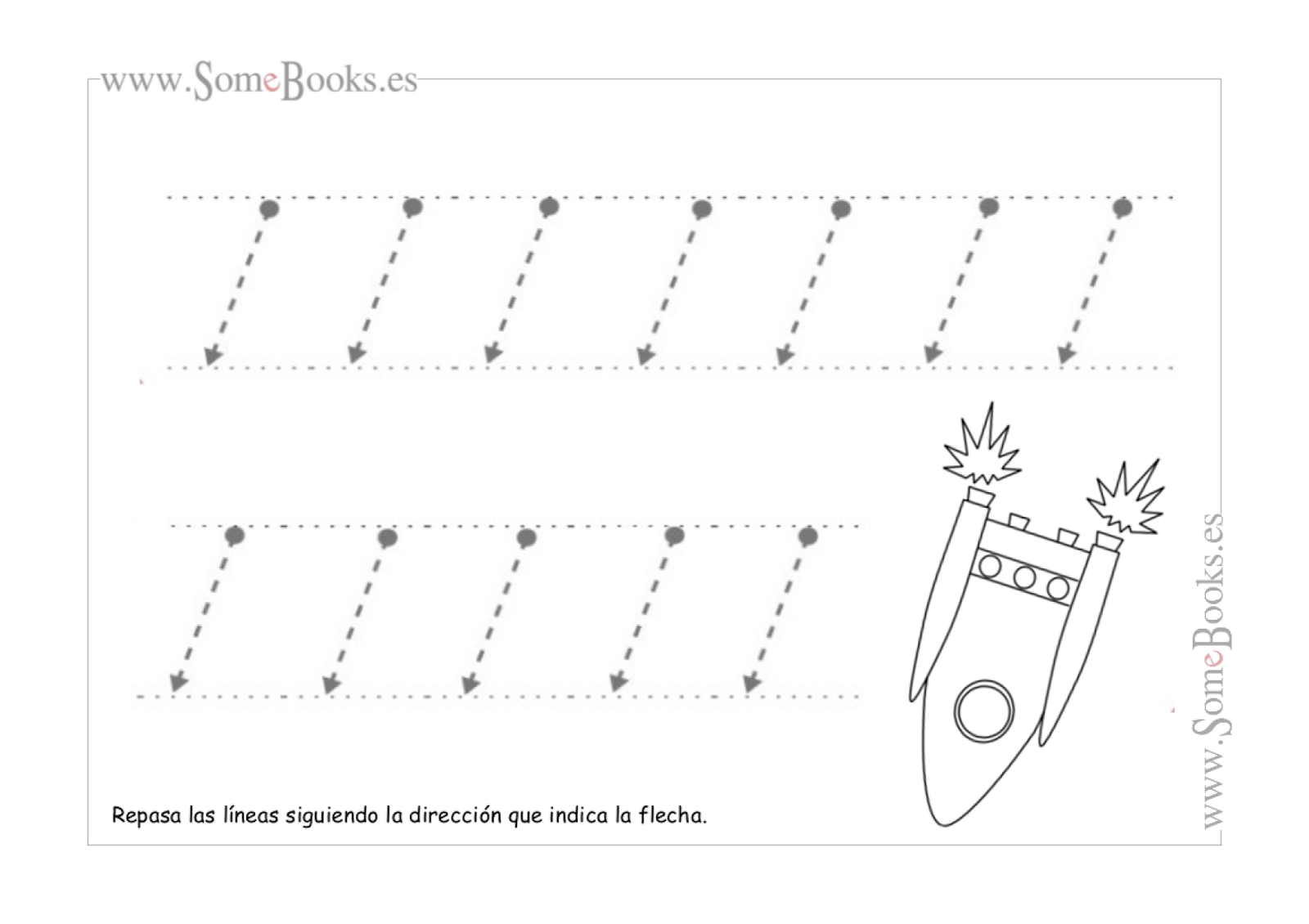 INFANTILES DE ANA V.: GRAFOMOTRICIDAD: TRAZO INCLINADO