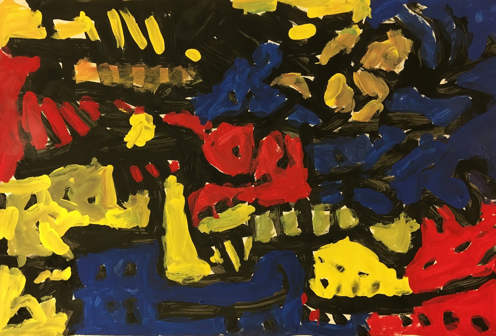 Art Room Blog: Primary Colors in Art by 1st Grade...