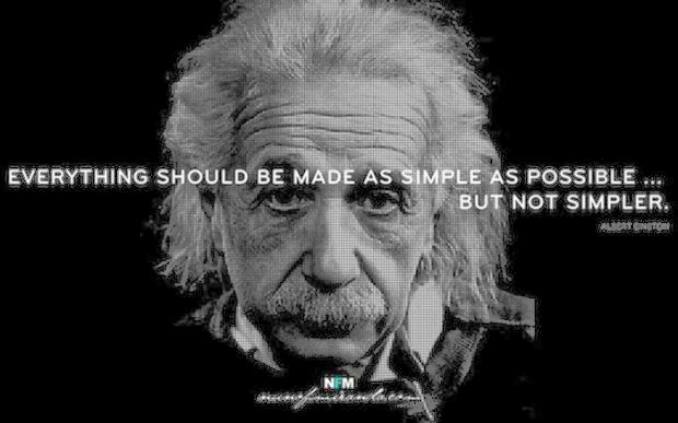 Everything should be made simple - Celebrity Quotes
