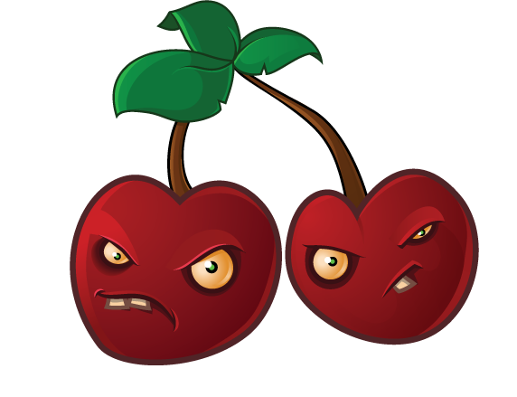 Nyela's Nook: Plants vs. Zombies inspired Cherry Bomb