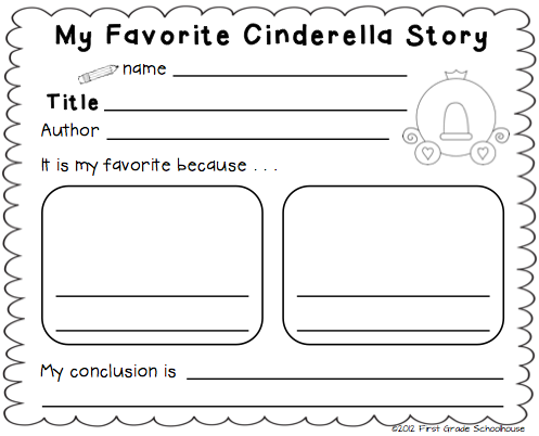 Classroom Freebies Too: Cinderella Literacy Activities