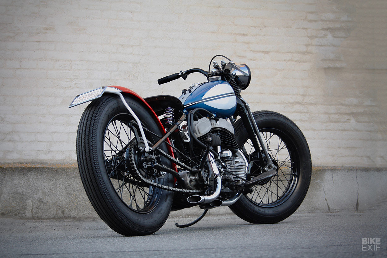 JAMESVILLE MOTORCYCLES: JAMESVILLE '42 WLA FLATHEAD BOBBER