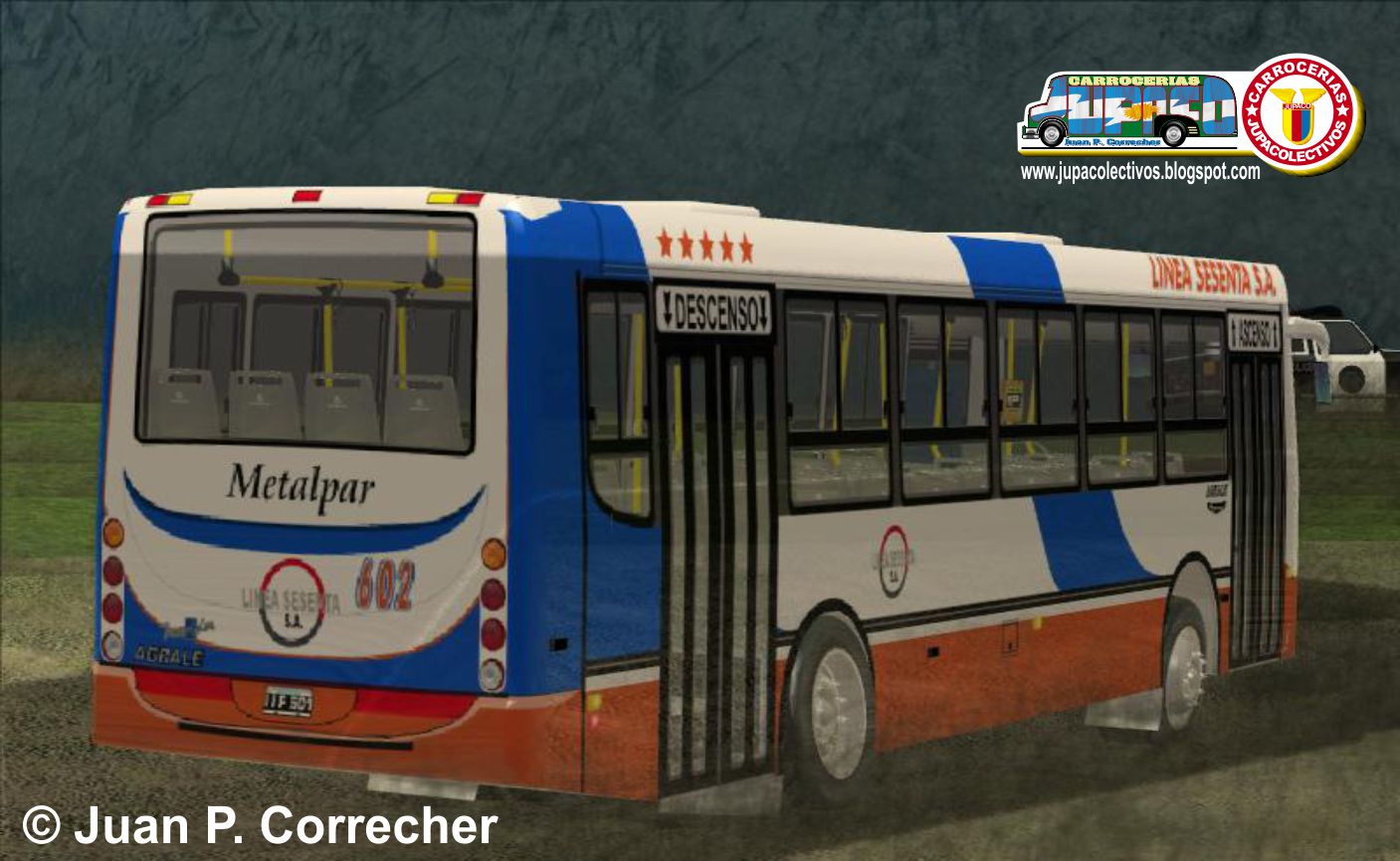 GTA Descargas: Metalpar Tronador - Agrale MA15 - Linea Sesenta - Linea 204A