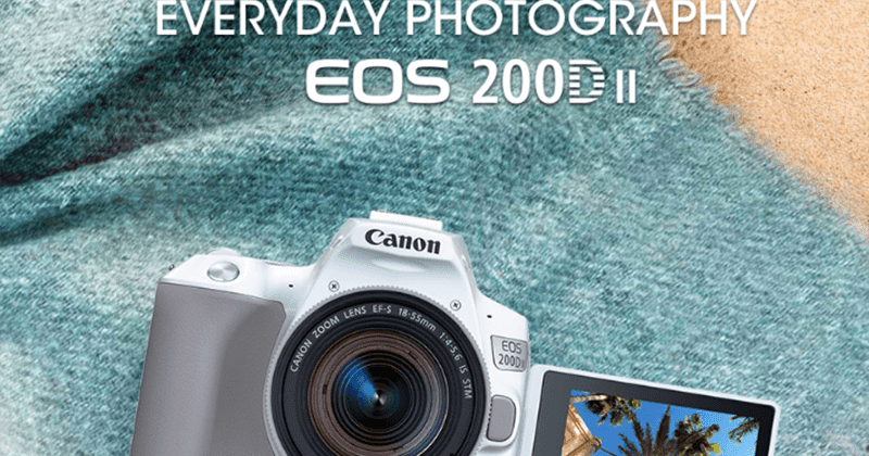 Canon launches EOS 200D II dubbed as "World's Lightest DSLR"