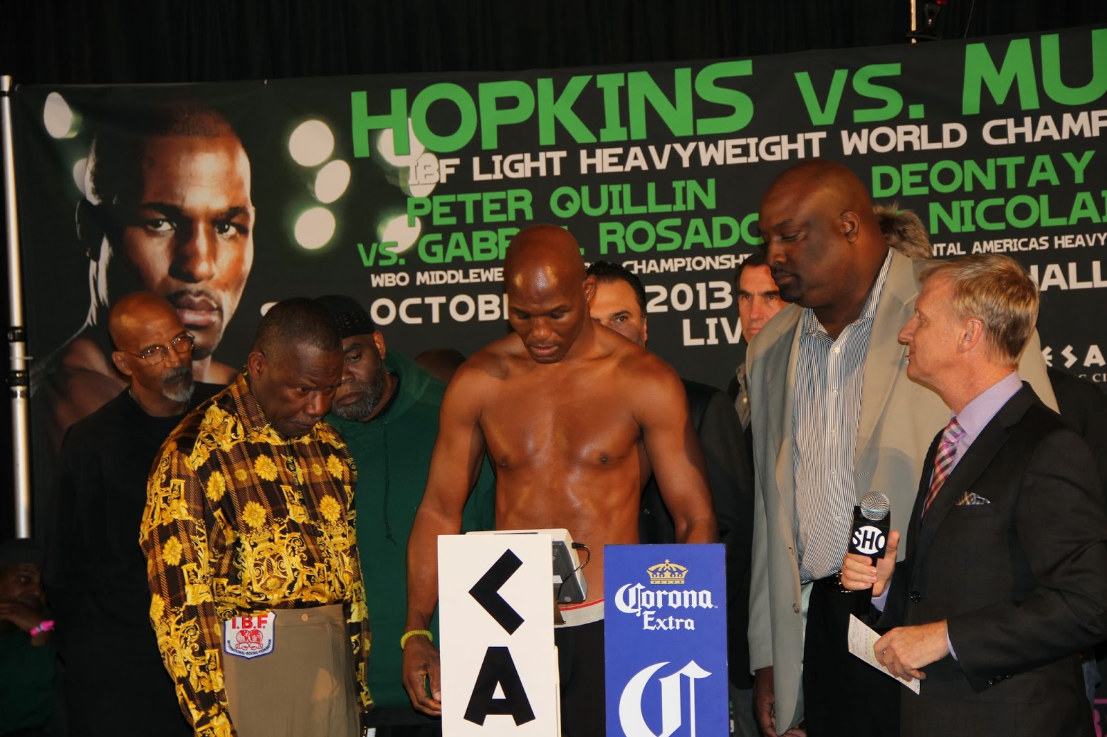 Deontay Wilder "The Bronze Bomber": And now for the weigh-in