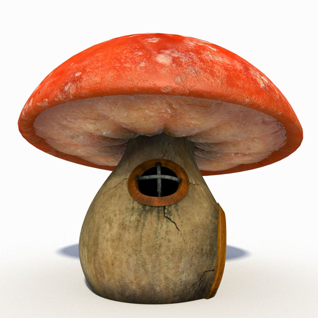 Selmi 3D: Mushroom 3D - Hongo cartoon