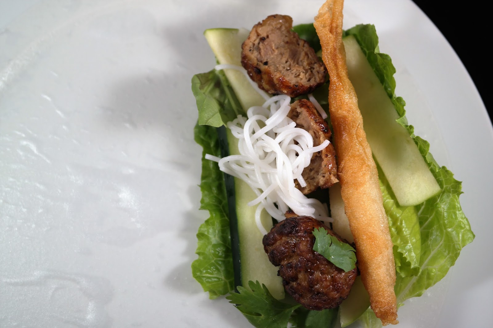 Shortcut 'Nem Nuong': Vietnamese Meatball Spring Rolls