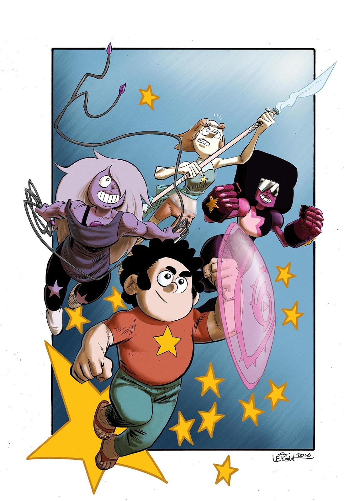 Leigh Walls: ARTIST: Steven Universe fan art poster