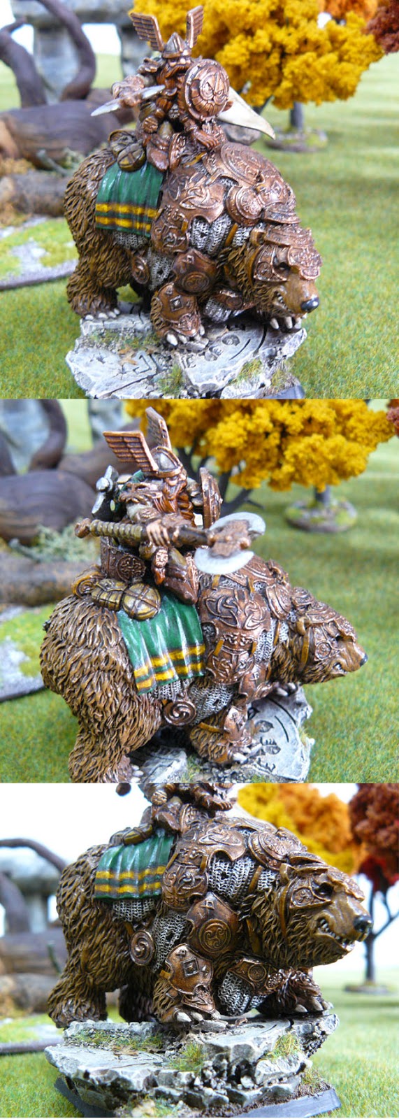 Dwarf hero riding a warbear #Warhammer / #Oldhammer From http ...