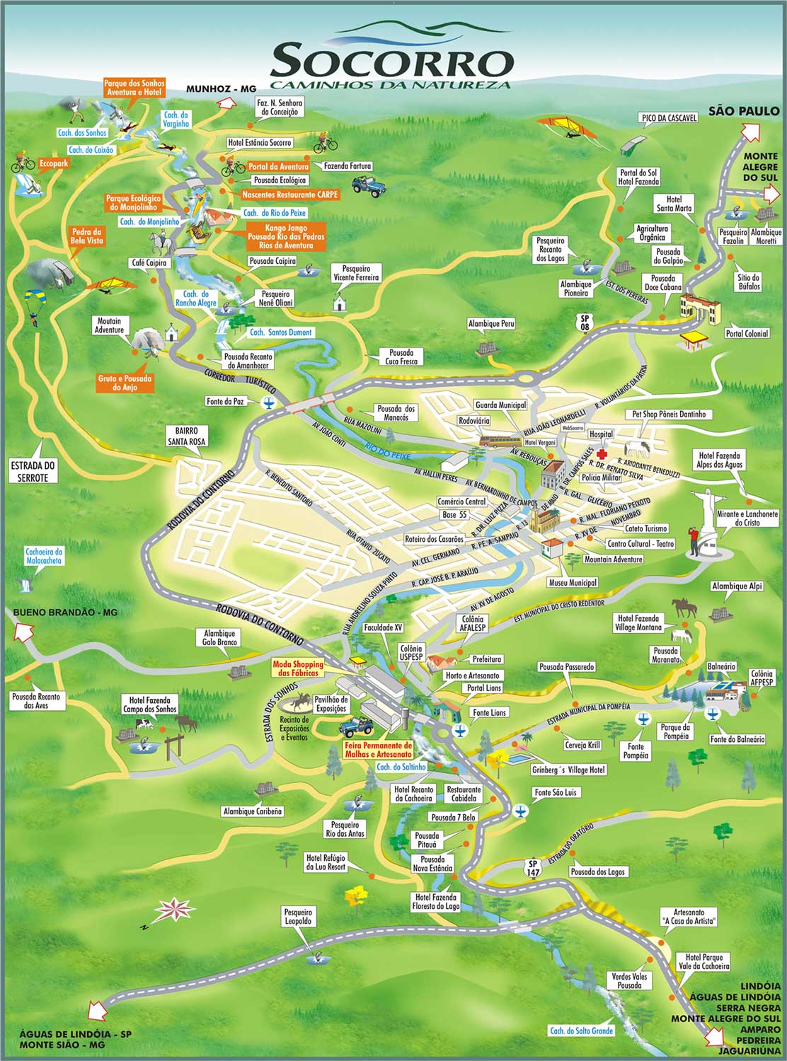 the KANALHA'S: Rota de Viagem - Socorro SP