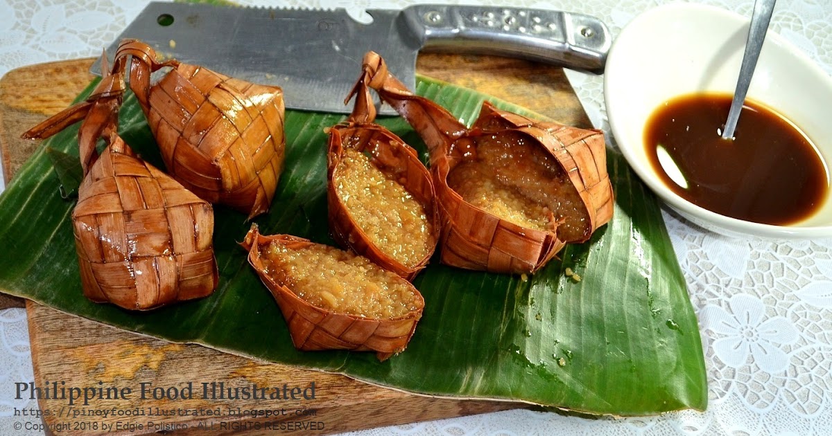 Philippine Food Illustrated: puso (sweetened rice)