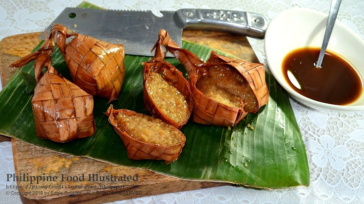 Philippine Food Illustrated: puso (sweetened rice)