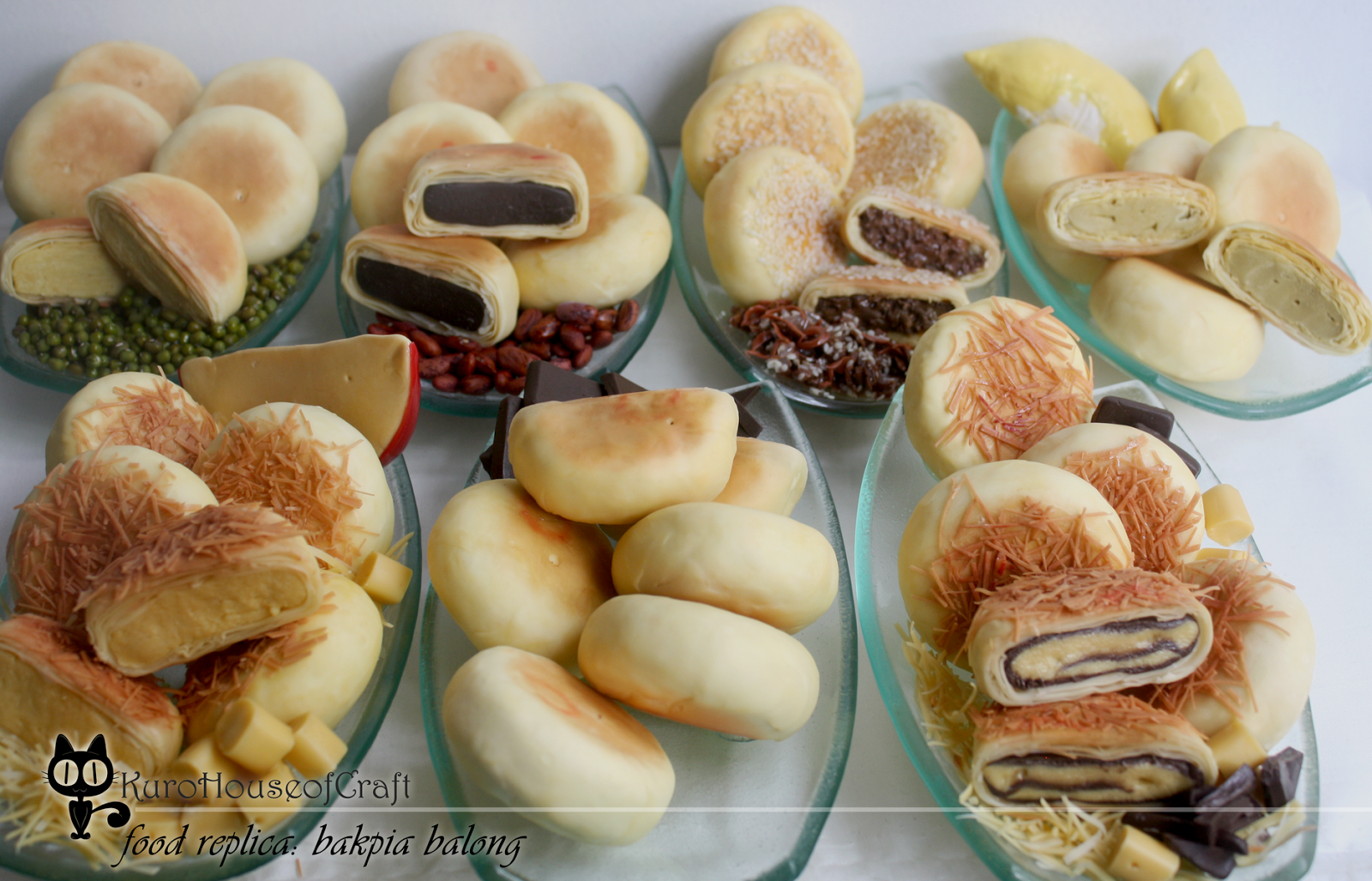 KuroHouse of Craft: Dummy Food Replica Bakpia Balong @ KuroHouseofCraft