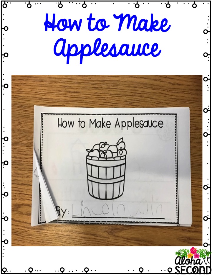 Aloha to Second: How to Writing with Applesauce