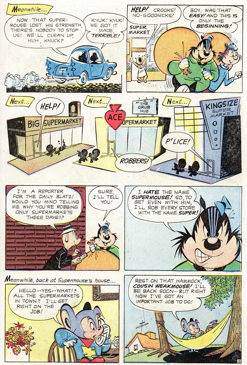 The Big Blog of Kids’ Comics!: SUPERMOUSE in "Cousin Weakmouse"