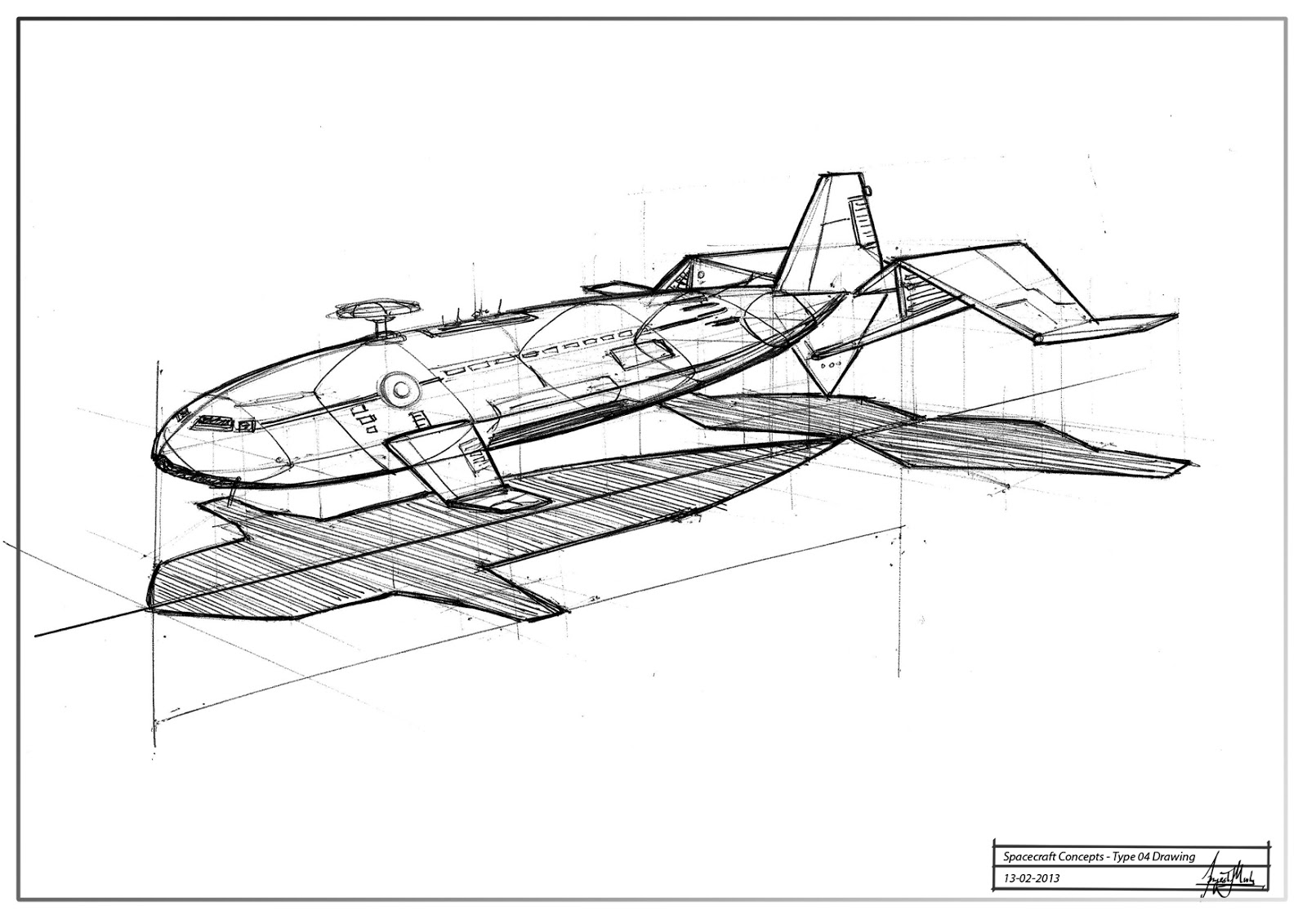 grandpriy: Concept Design Spacecraft Drawings