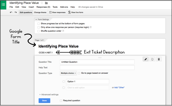 Teaching to Engage: Creating Digital Exit Slips Using Google Forms