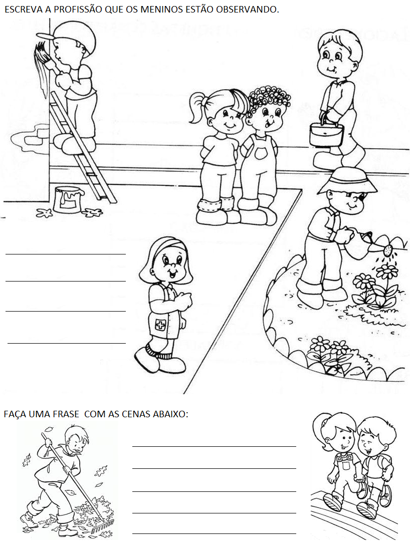 Dia do Trabalho - Trabalho Infantil ~ Atividades Escolares