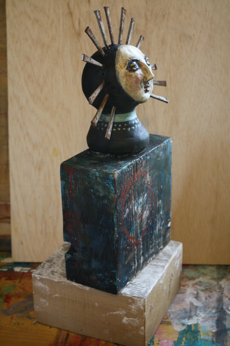 gritty arts studio: the latest iconic saint sculpture