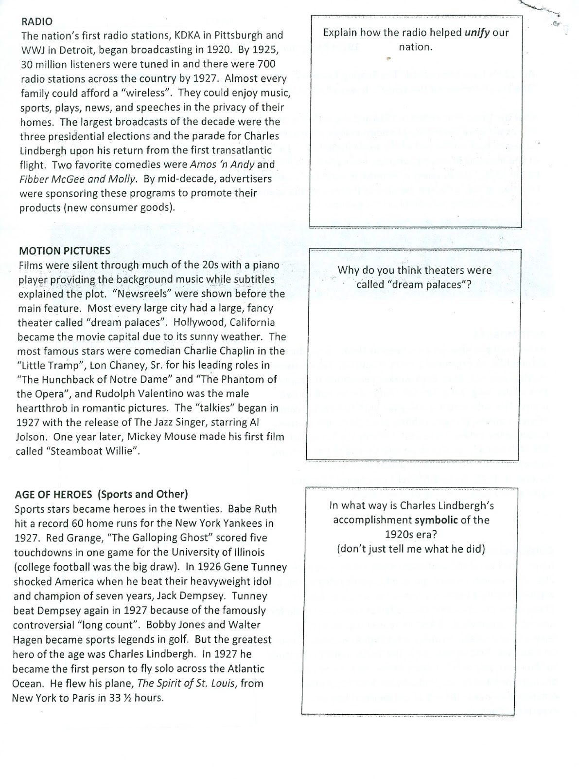 Mr. E's U.S. History and Black History Page: Unit 8 - The Great ...